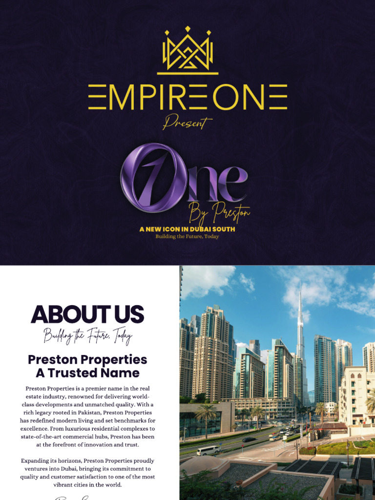 One by Preston Profile Landscape 1 | PDF