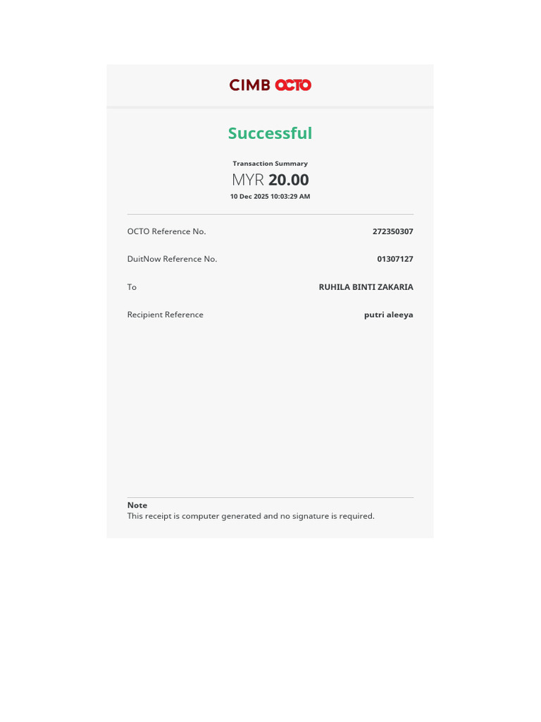 CIMB OCTO MY-272350307 | PDF