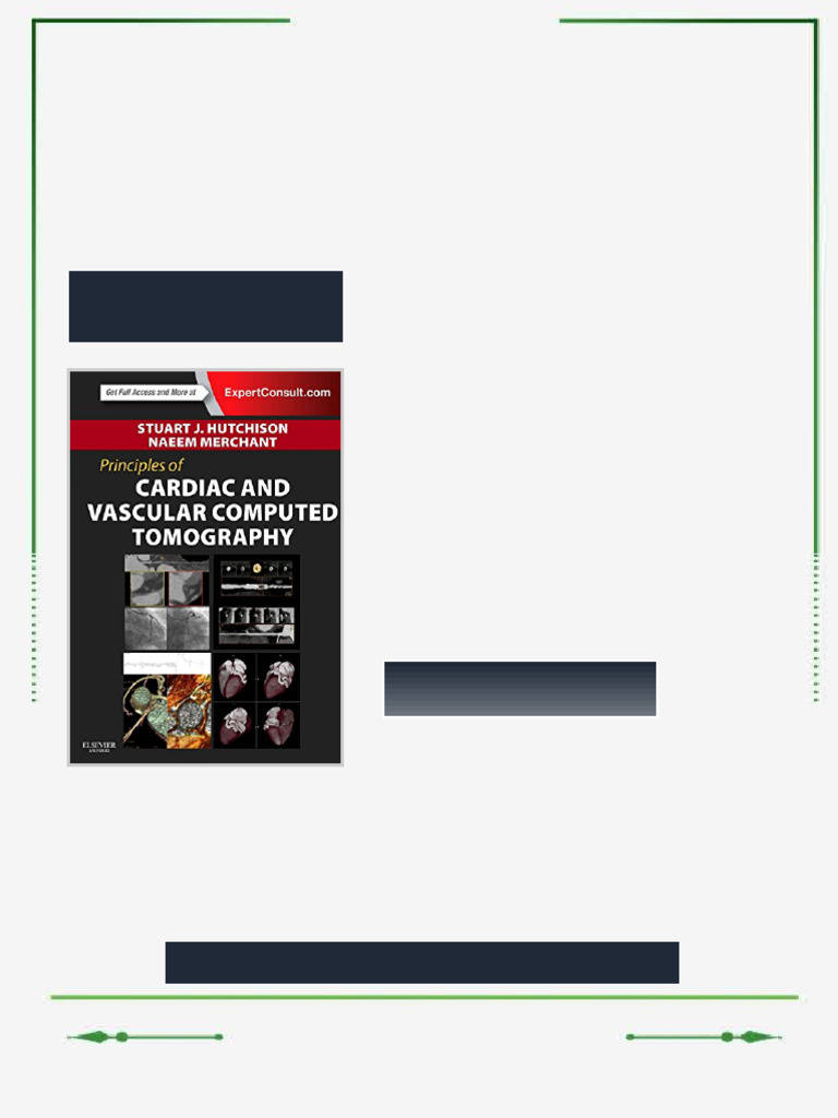 Principles of Cardiac and Vascular Computed Tomography 1st Edition ...