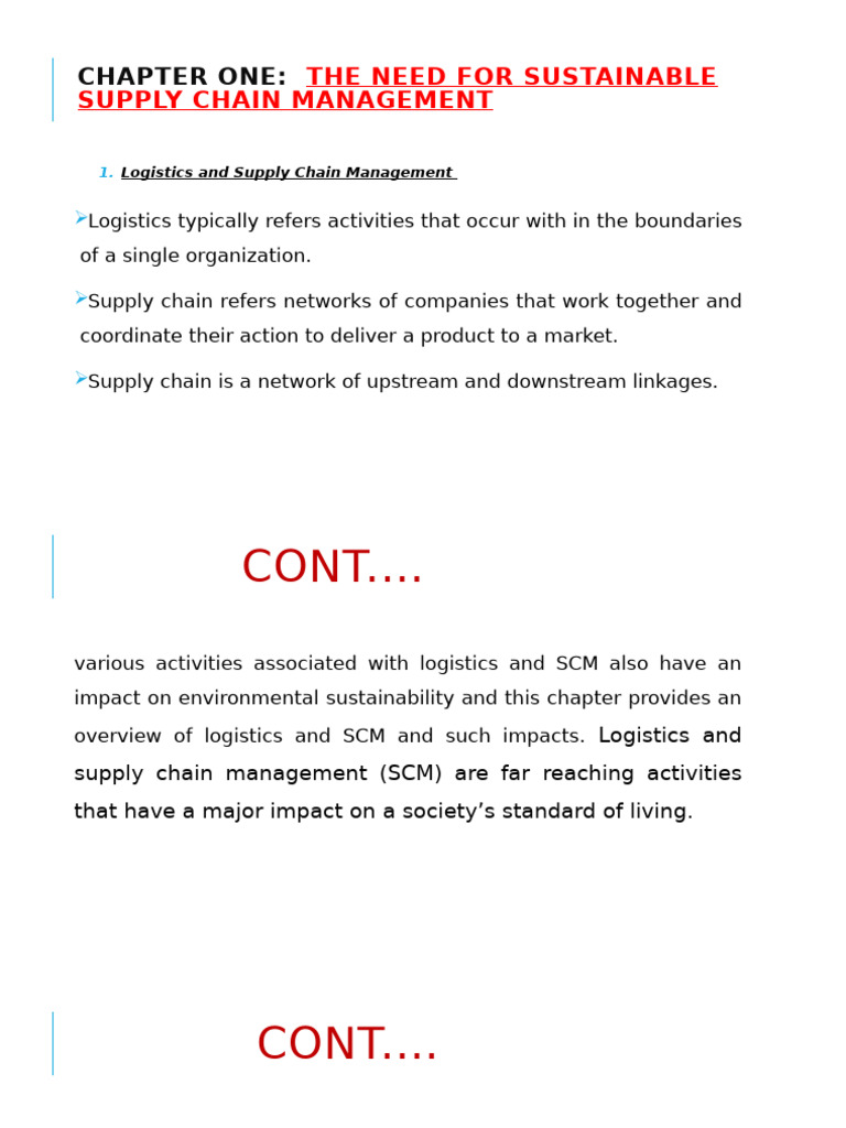 PPT material | PDF | Sustainability | Logistics