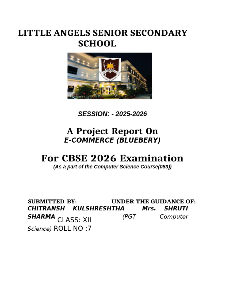 Cs Project | PDF | Databases | Prices