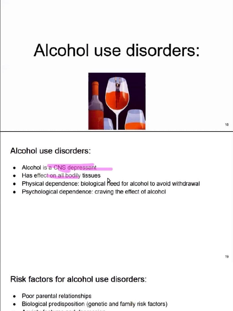 Alcohol Use Disorders | PDF | Alcoholism | Medical Specialties