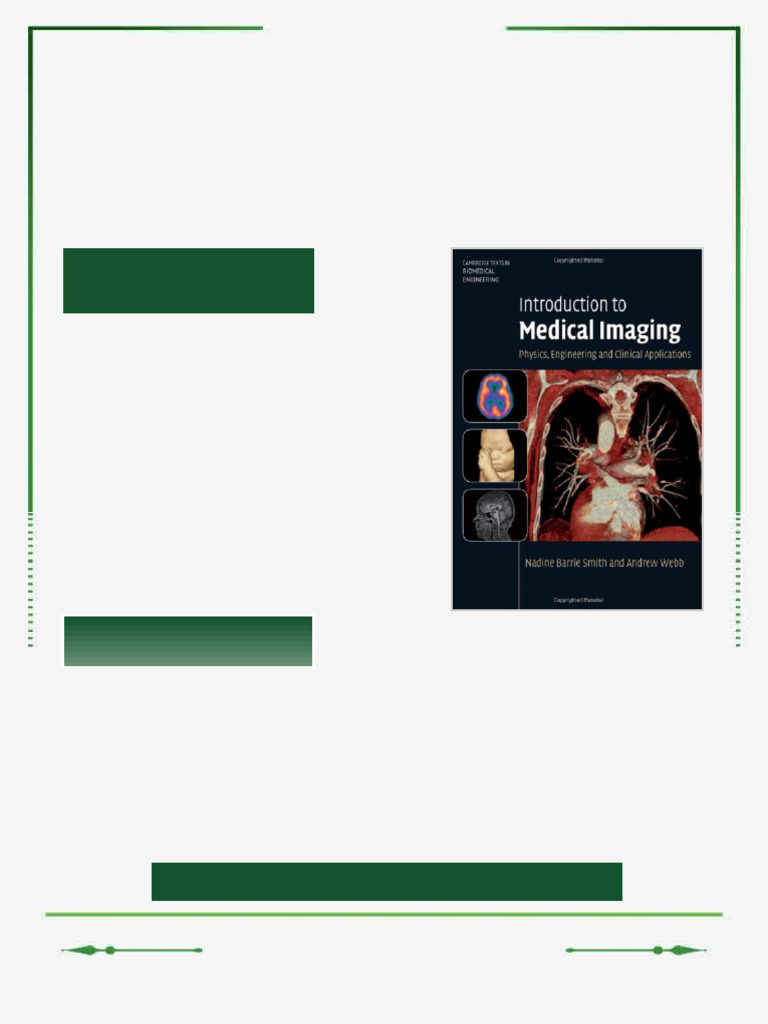 Introduction to Medical Imaging Physics Engineering and Clinical ...