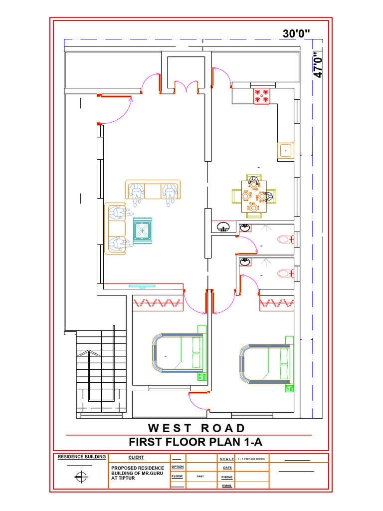 First Floor Plan Option 1-A | PDF