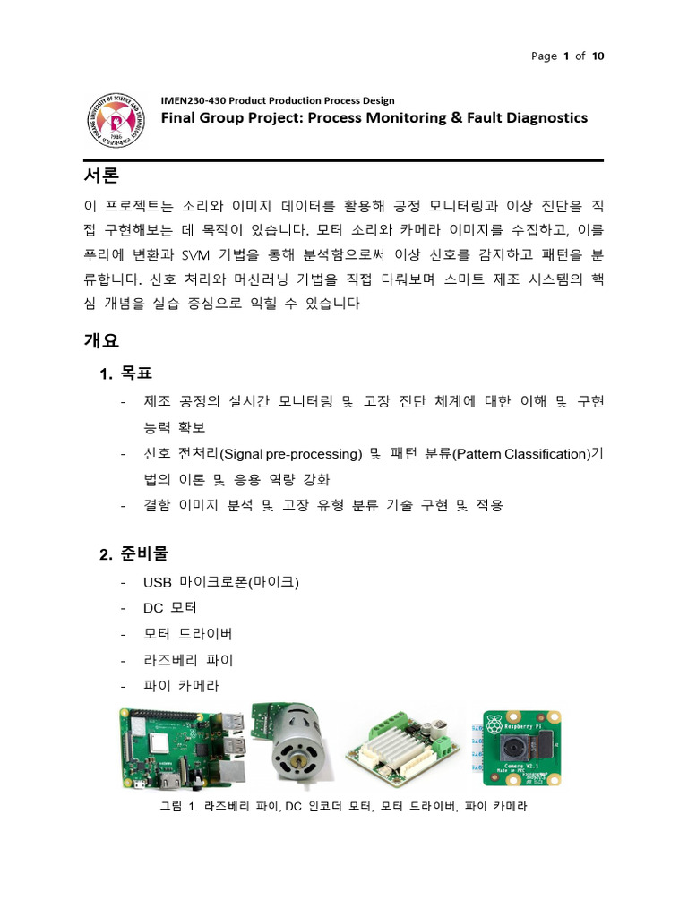 #Final Prjoect Fault Detection_Handout (1) | PDF