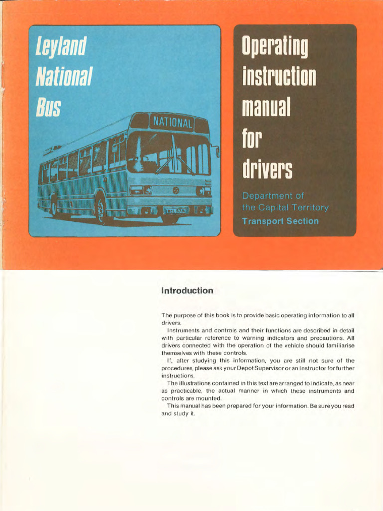 Leyland Bus Manual | PDF | Vehicles | Vehicle Technology