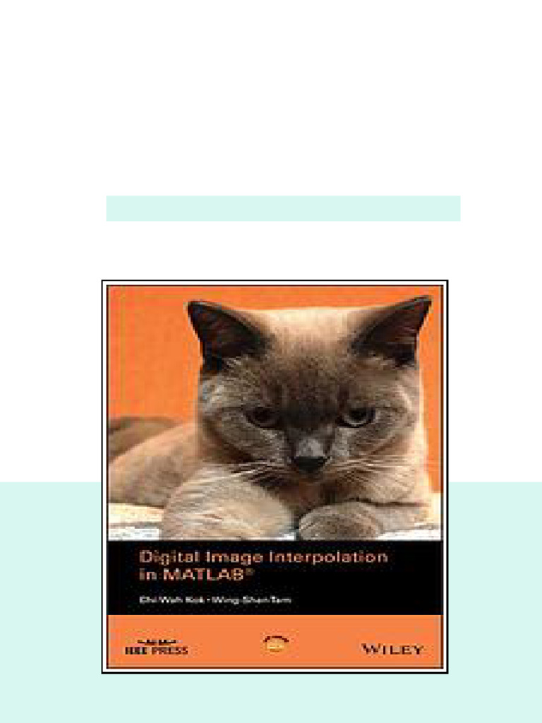 Digital Image Interpolation In Matlab Kok Chiwah Tam Wingshan Ready to ...