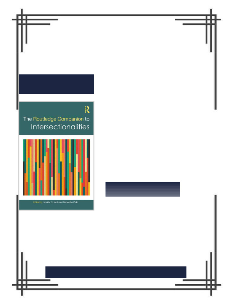 The Routledge Companion to Intersectionalities 1st Edition Jennifer C ...