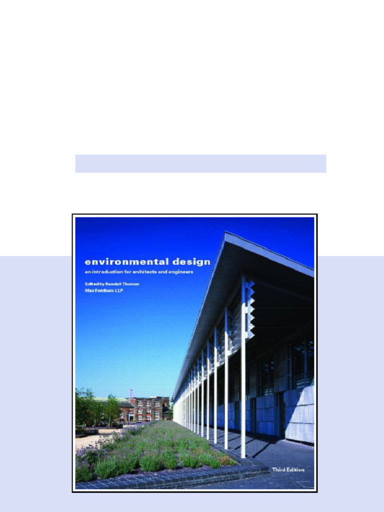 (Ebook) Environmental Design: An Introduction for Architects and ...