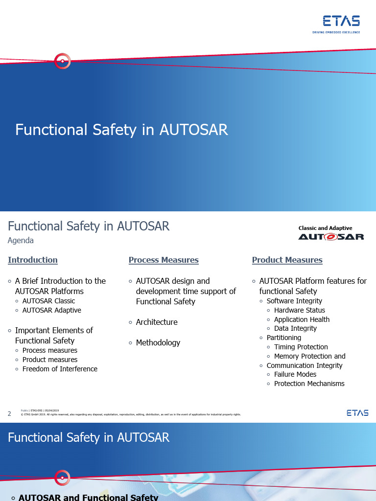 AUTOSAR Functional Safety Overview | PDF | Computer Architecture ...