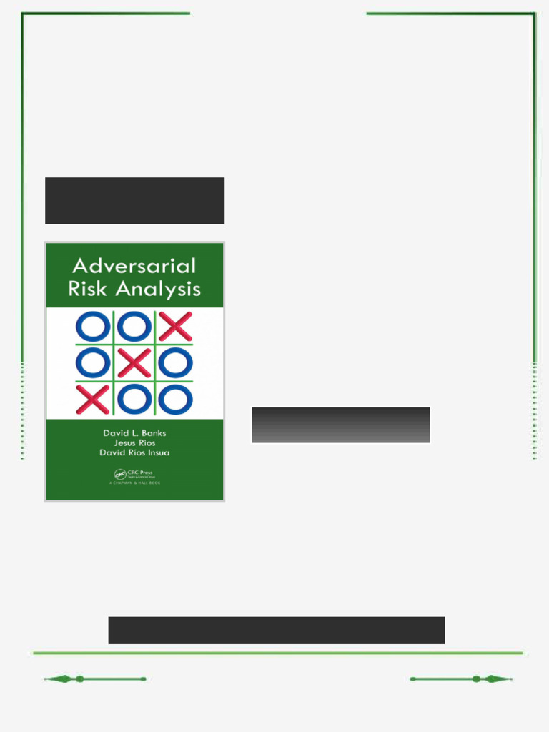 Adversarial Risk Analysis 1st Edition David L. Banks (Author) all ...