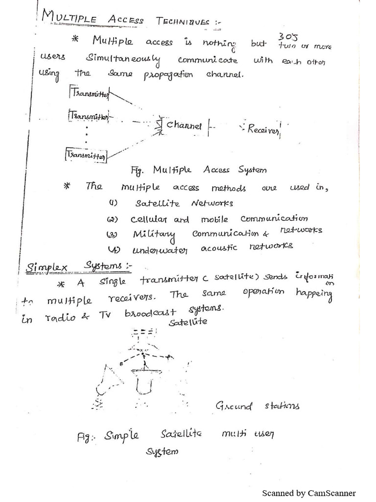 Overview of Multiple Access Scheme | PDF