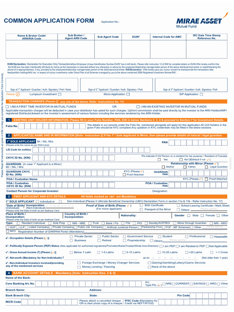 Common Application Form-1 | PDF | Identity Document | Business