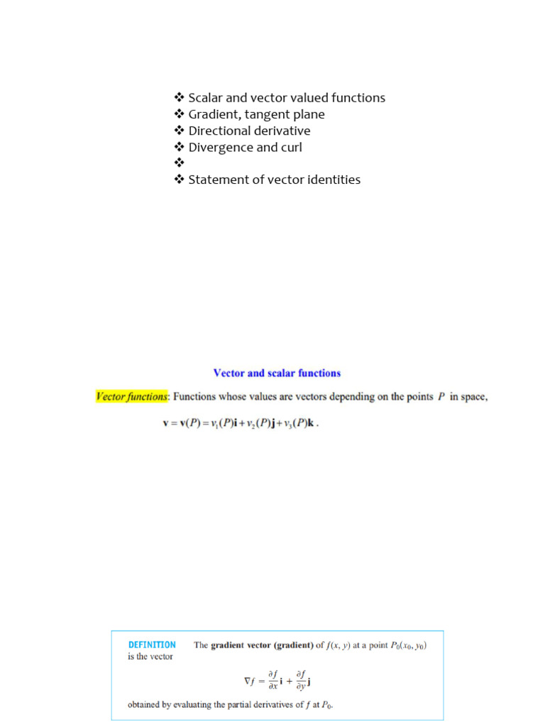 MOD 6 Vector Differentiation | PDF