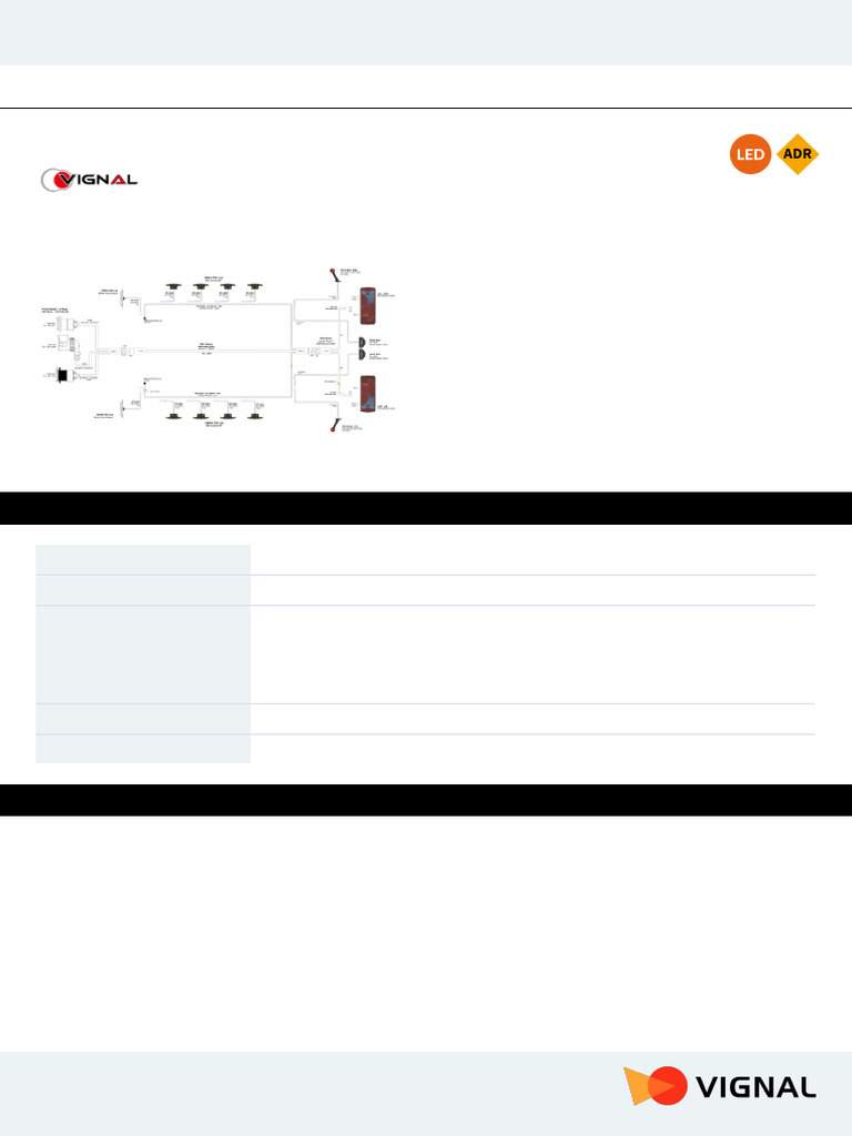 Vignal Data Sheet Wiring and Lamps Systems Kit A11212 | PDF