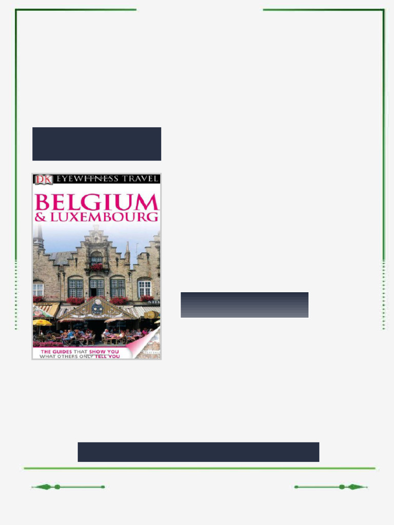 Belgium and Luxembourg Dk Publishing ebook early chapters included ...