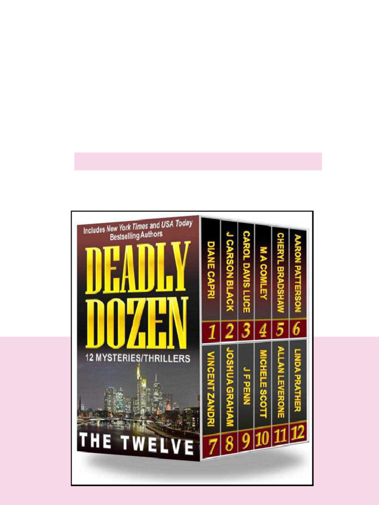 Deadly Dozen 12 Mysteriesthrillers Capri Diane Black J Carson Luce ...