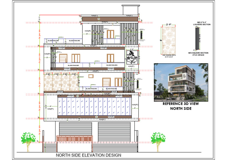 North Side Elevation Design Details | PDF