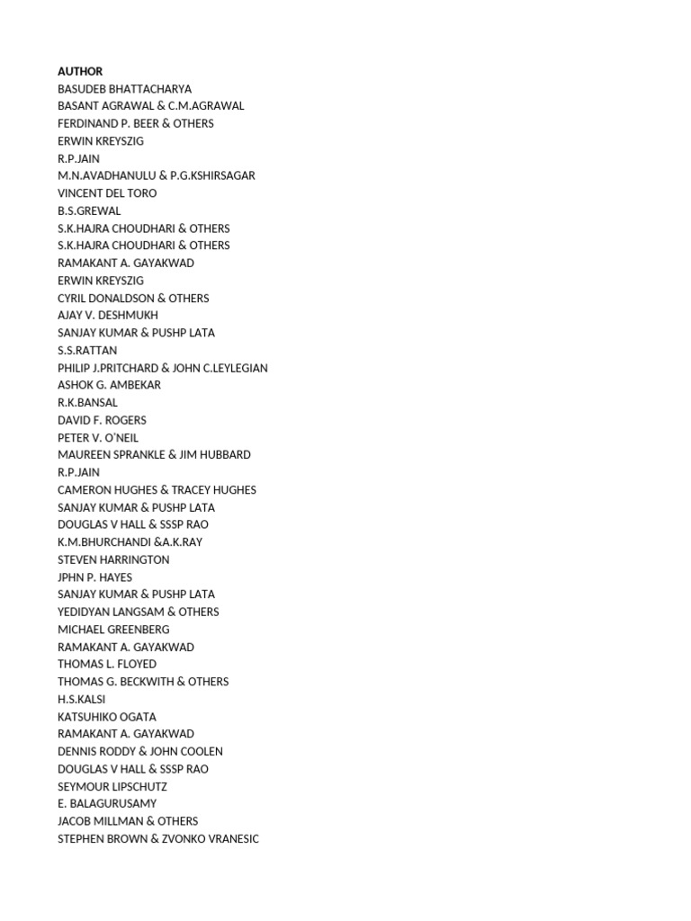 Book Bank Catalogue | PDF | Engineering | Instrumentation