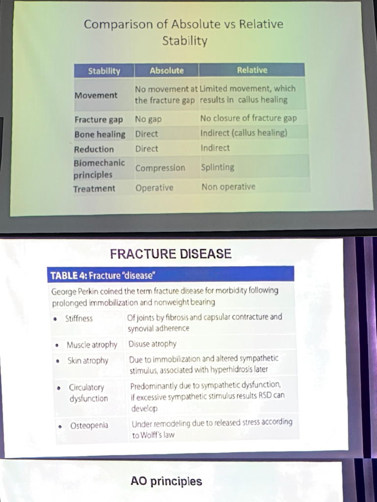 Absolute vs Relative Stability in Fracture Treatment | PDF