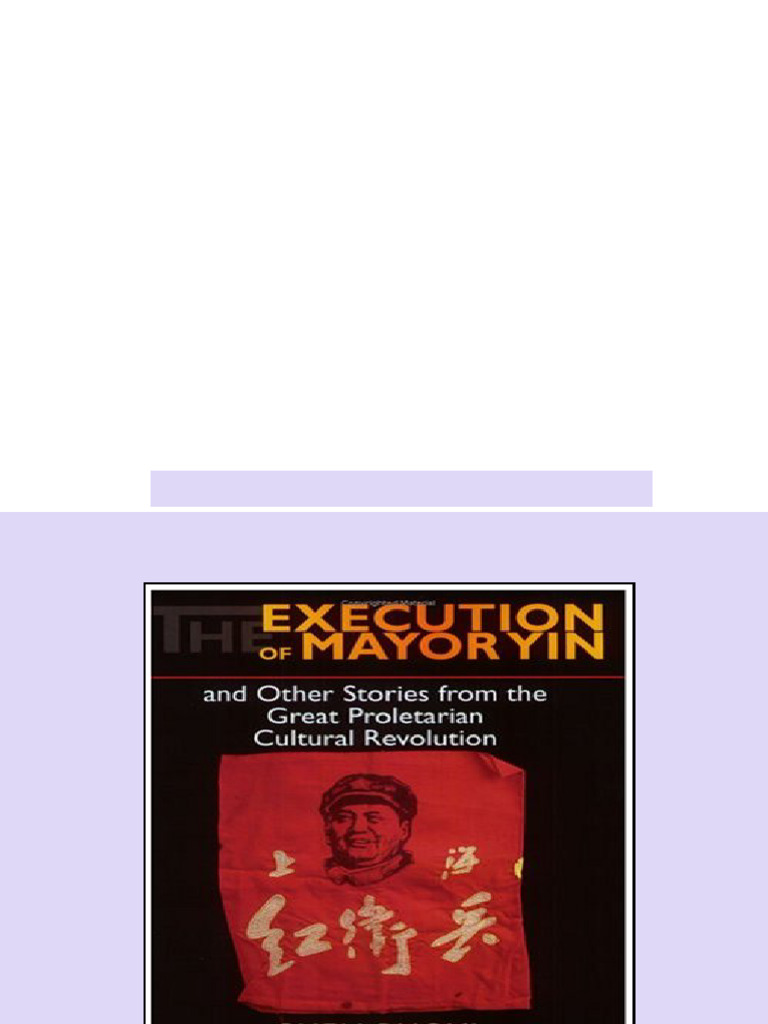 (Ebook) The Execution of Mayor Yin and Other Stories from the Great ...