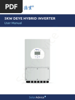Deye 5kW/8kW Hybrid Inverter Manual | PDF | Power Inverter | Direct Current
