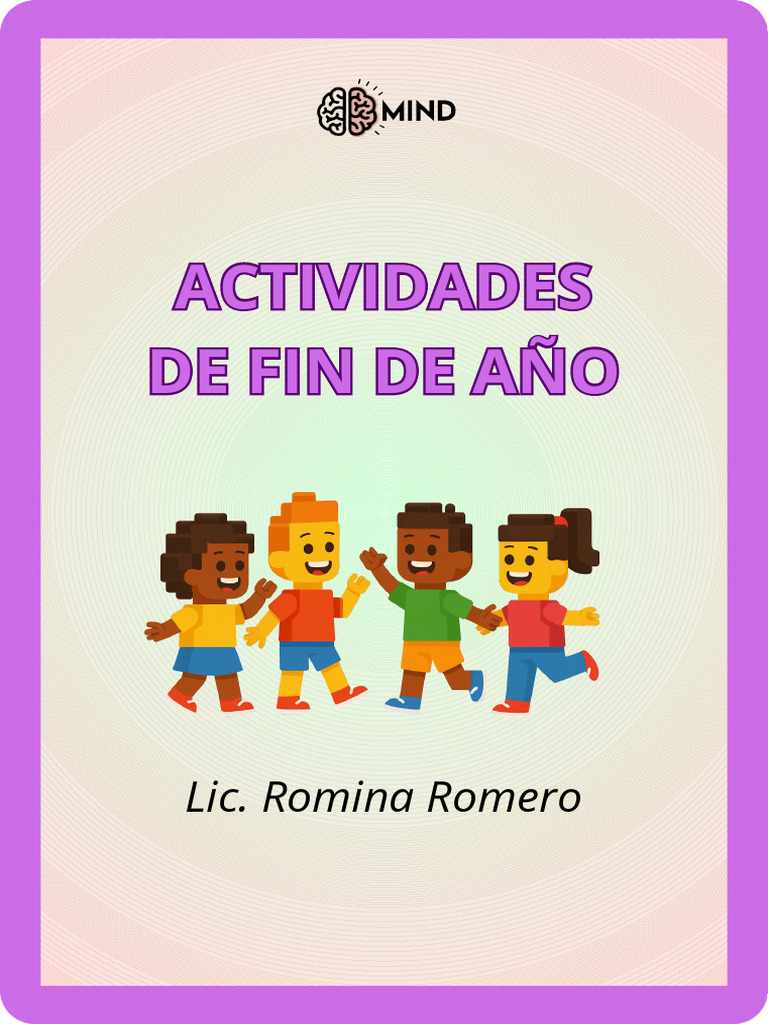 Actividades Reflexivas de Fin de Año | PDF