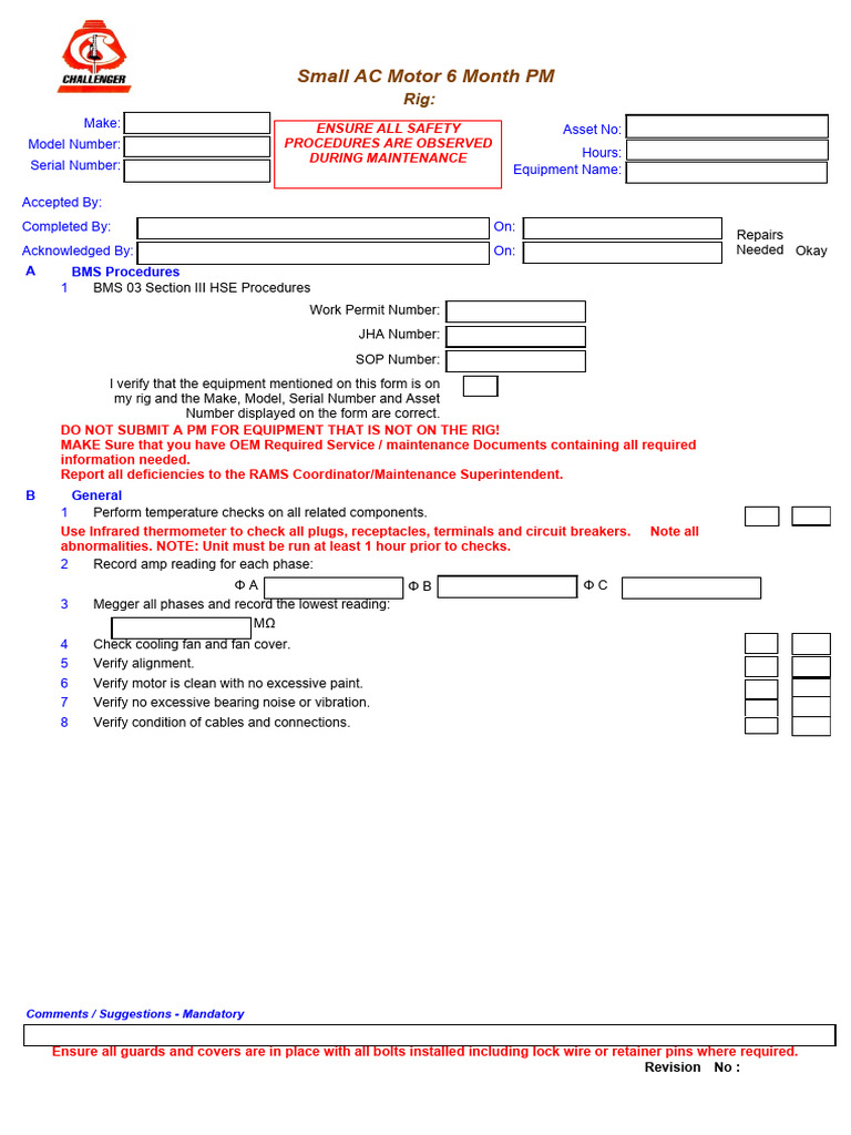 Small AC Motor 6 Month | PDF | Electricity | Electrical Engineering