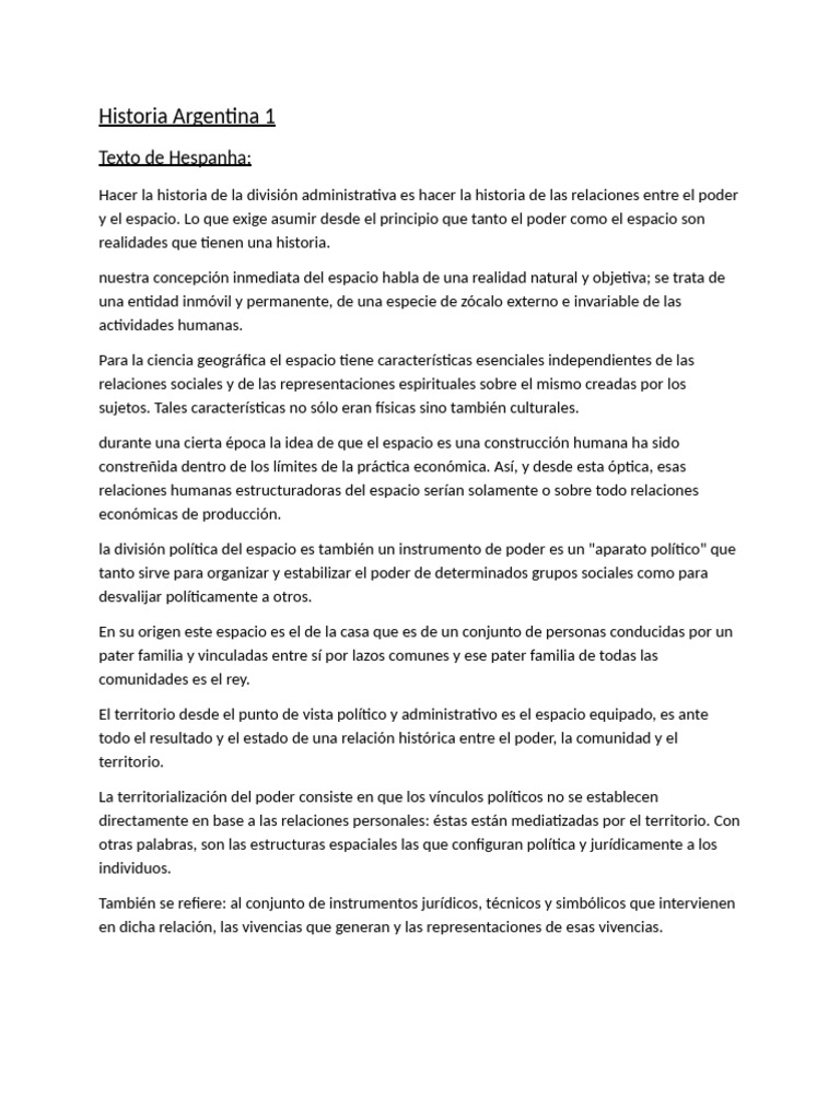 historia argentina 1 segundo cuatrimestre | PDF | Perú | España
