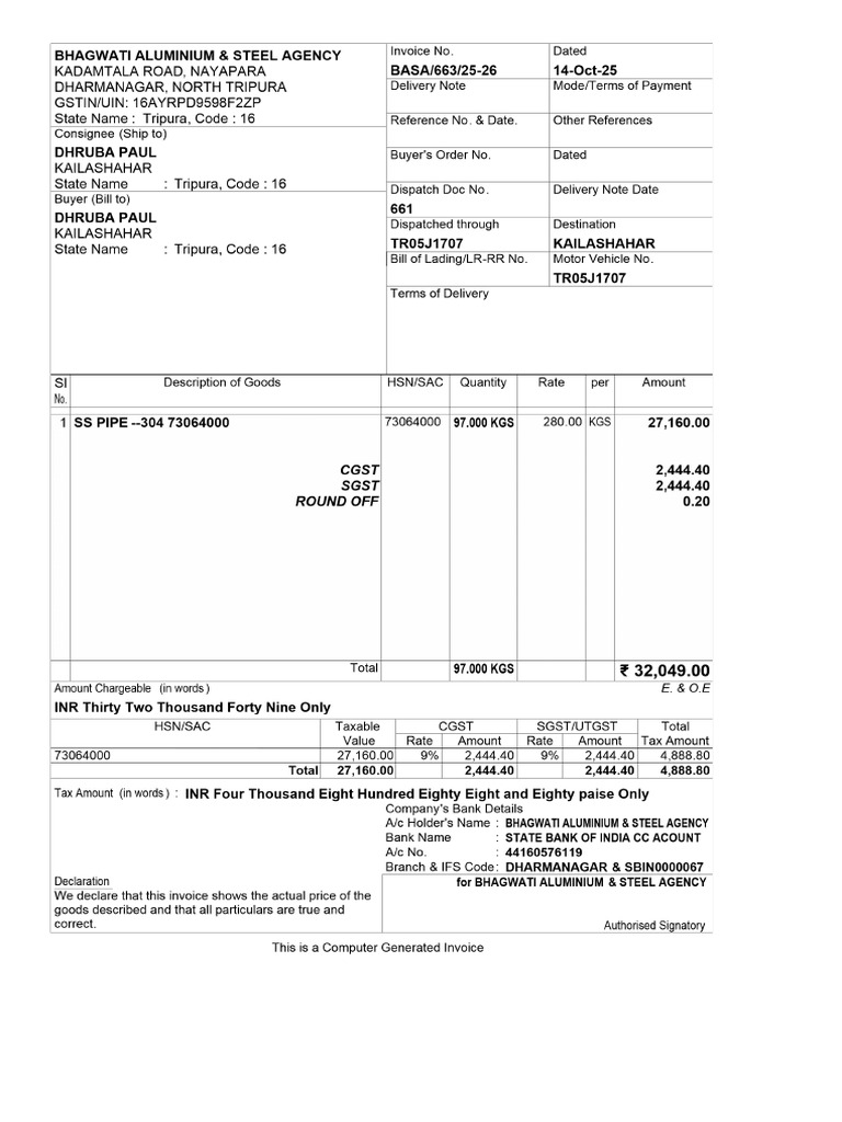 GST Bill | PDF