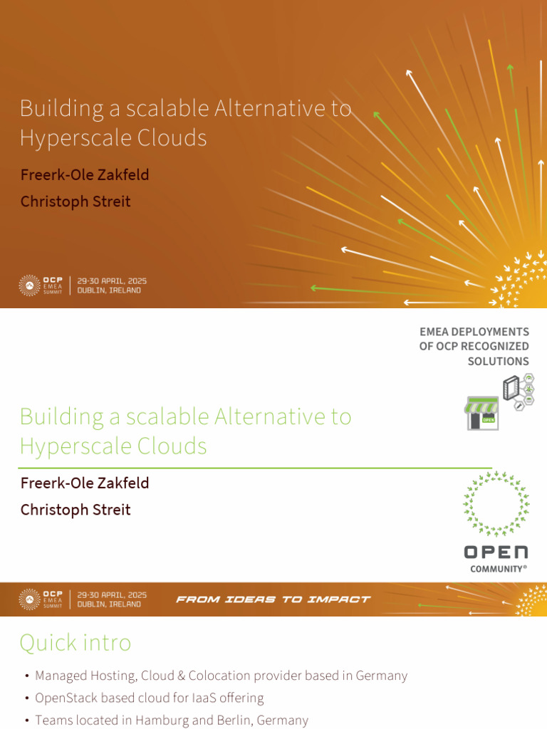 Scalable Alternatives to Hyperscale Clouds | PDF | Cloud Computing ...