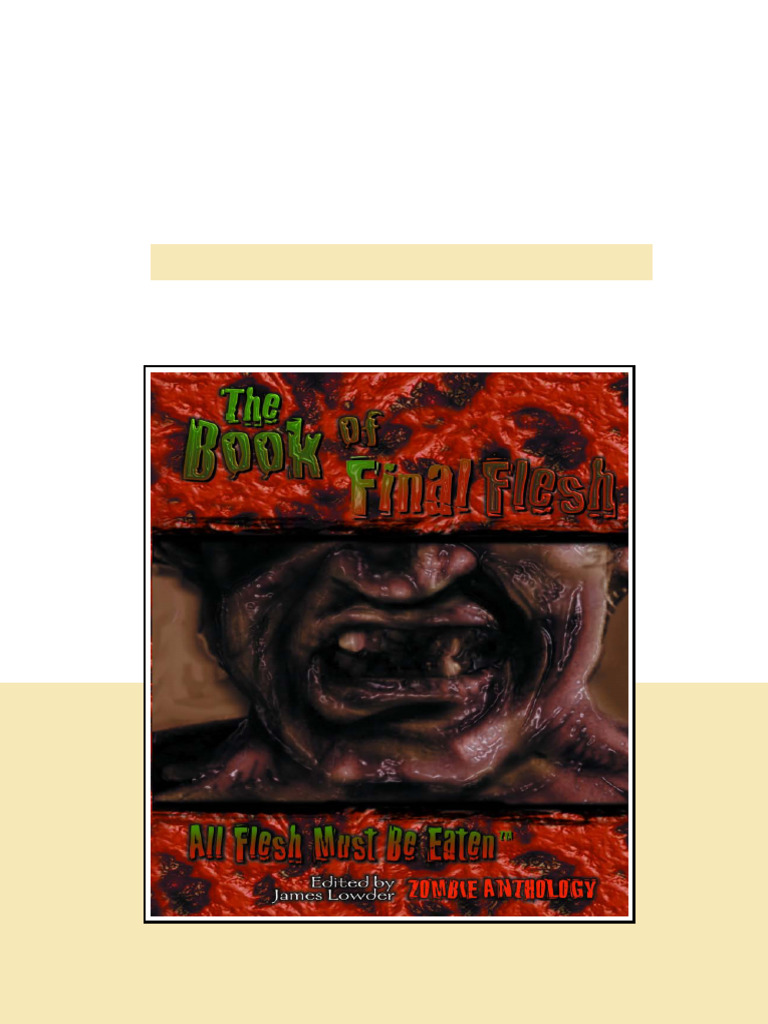 The Book Of Final Flesh Lowder James updated 2025 | PDF