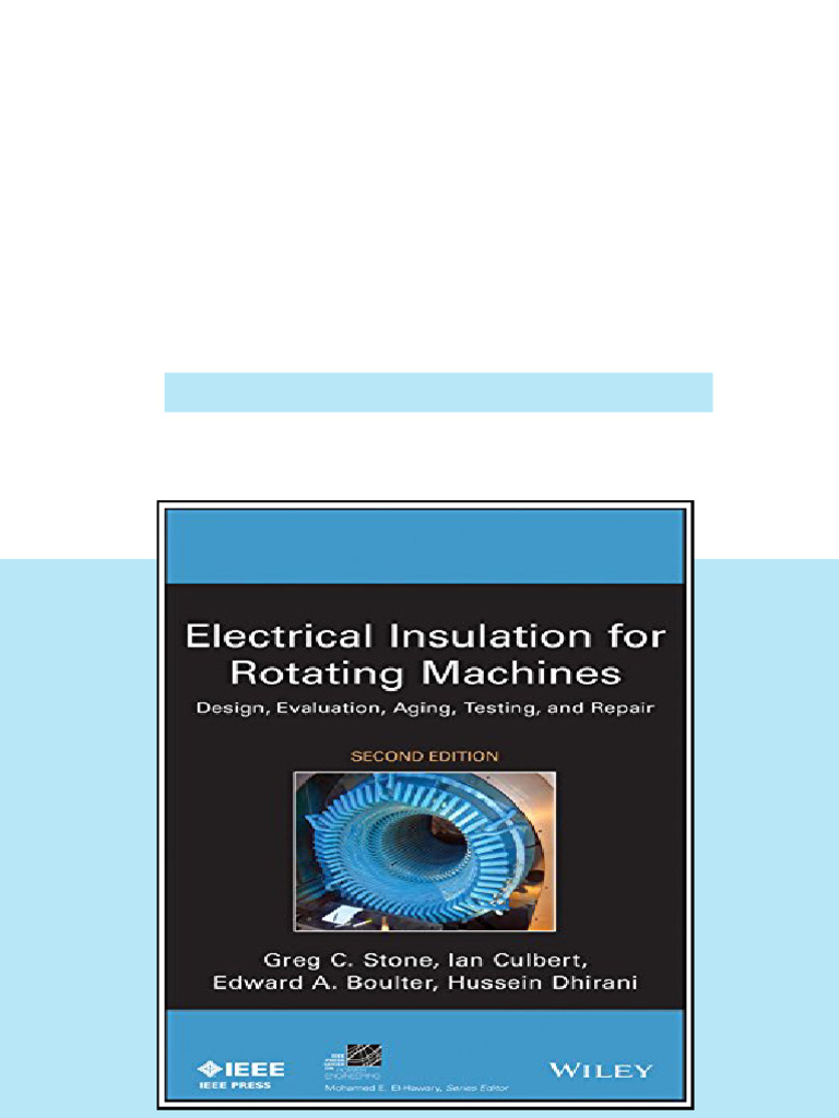 (Ebook) Electrical Insulation for Rotating Machines: Design, Evaluation ...