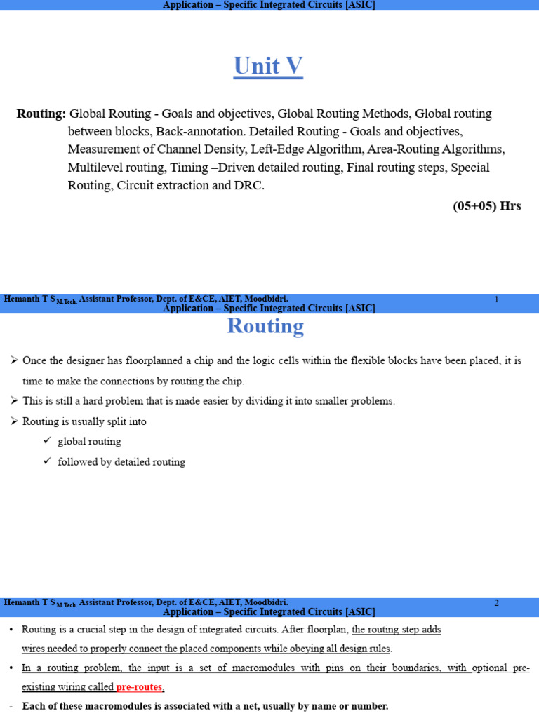 Module-5 (1) | PDF | Routing | Electrical Engineering
