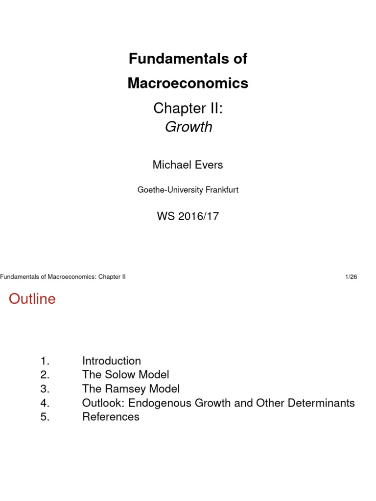 Macroeconomic Growth Models Explained | PDF | Macroeconomics | Gross ...