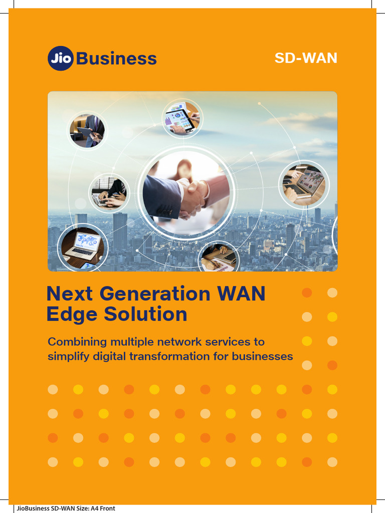 JioBusiness SD-WAN Edge Solution | PDF | Service Industries | Network ...