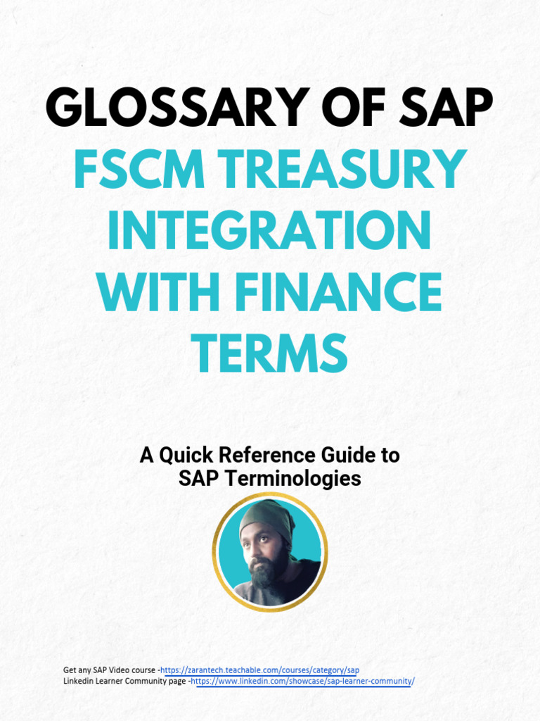 SAP FSCM Treasury-Finance Integration | PDF | Financial Risk ...
