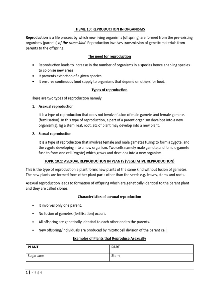 Asexual Reproduction | PDF | Grafting | Reproduction