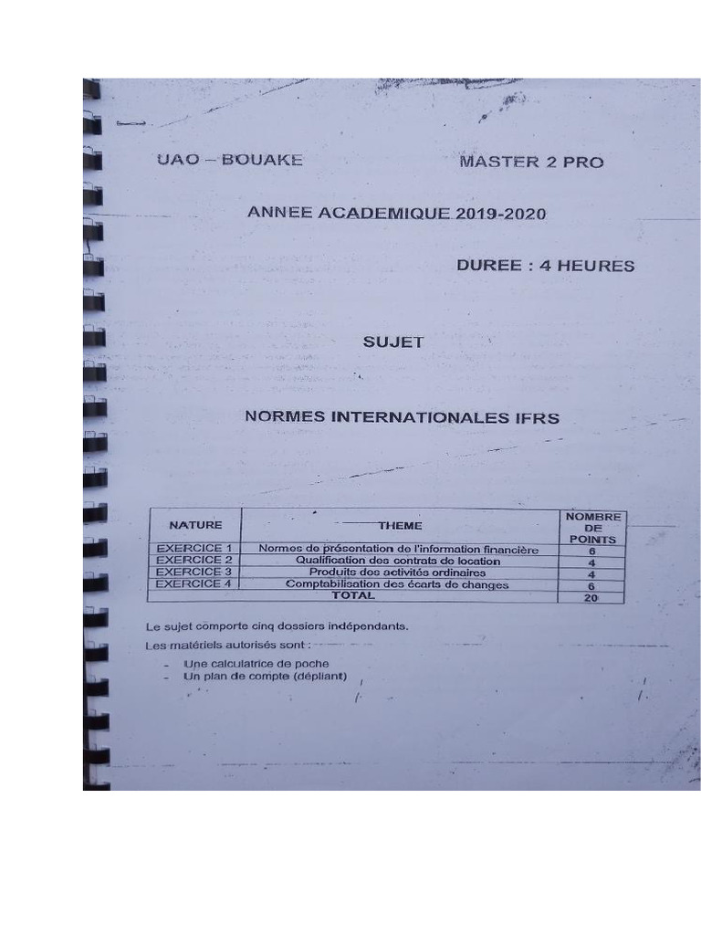 Anciens Sujets m2 Cac Professionnel_093700 | PDF