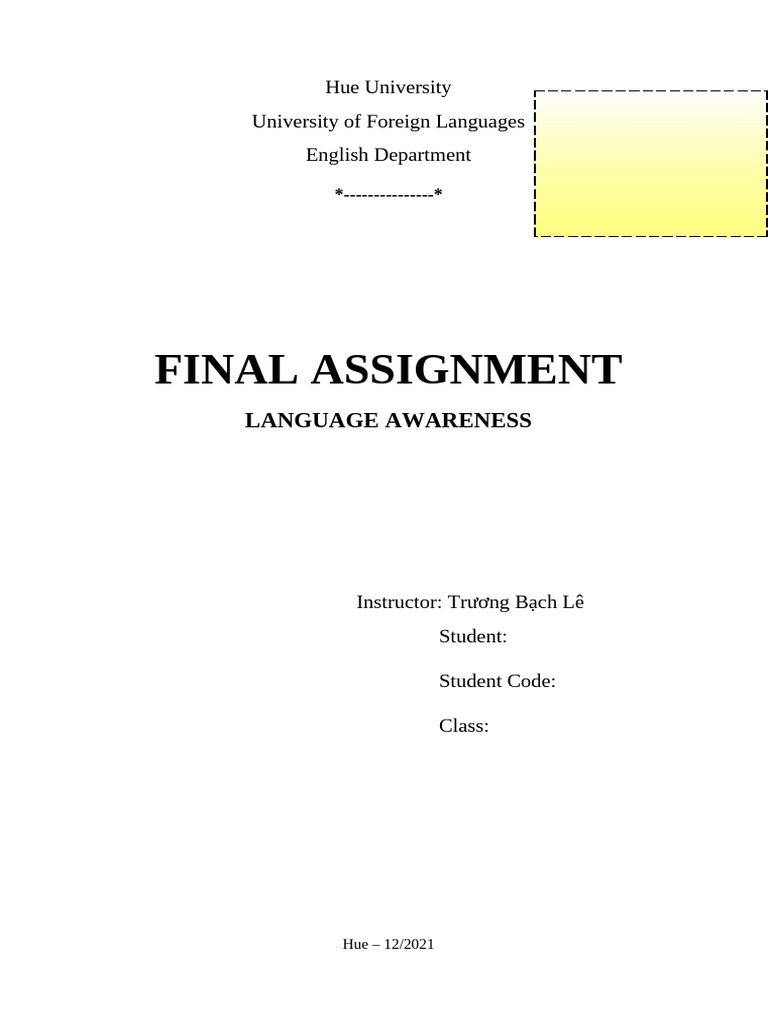 Sample of Final Assignment 21 22 | PDF