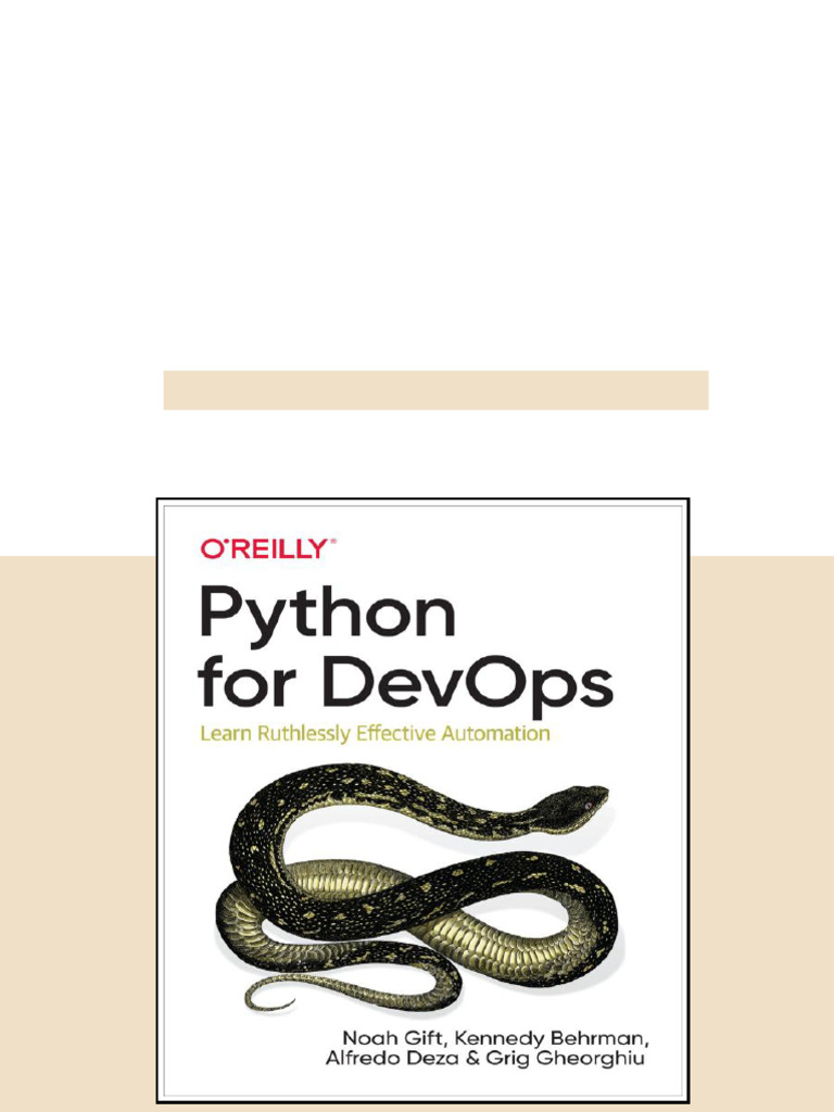 (Ebook) Python for DevOps: Learn Ruthlessly Effective Automation by Noah Gift; Kennedy Behrman ...