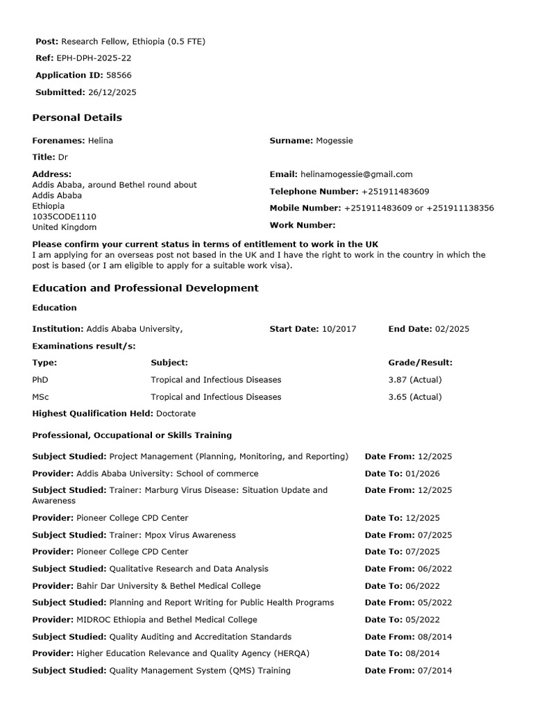 EPH DPH 2025 22 Application 58566 | PDF | Epidemiology | Public Health