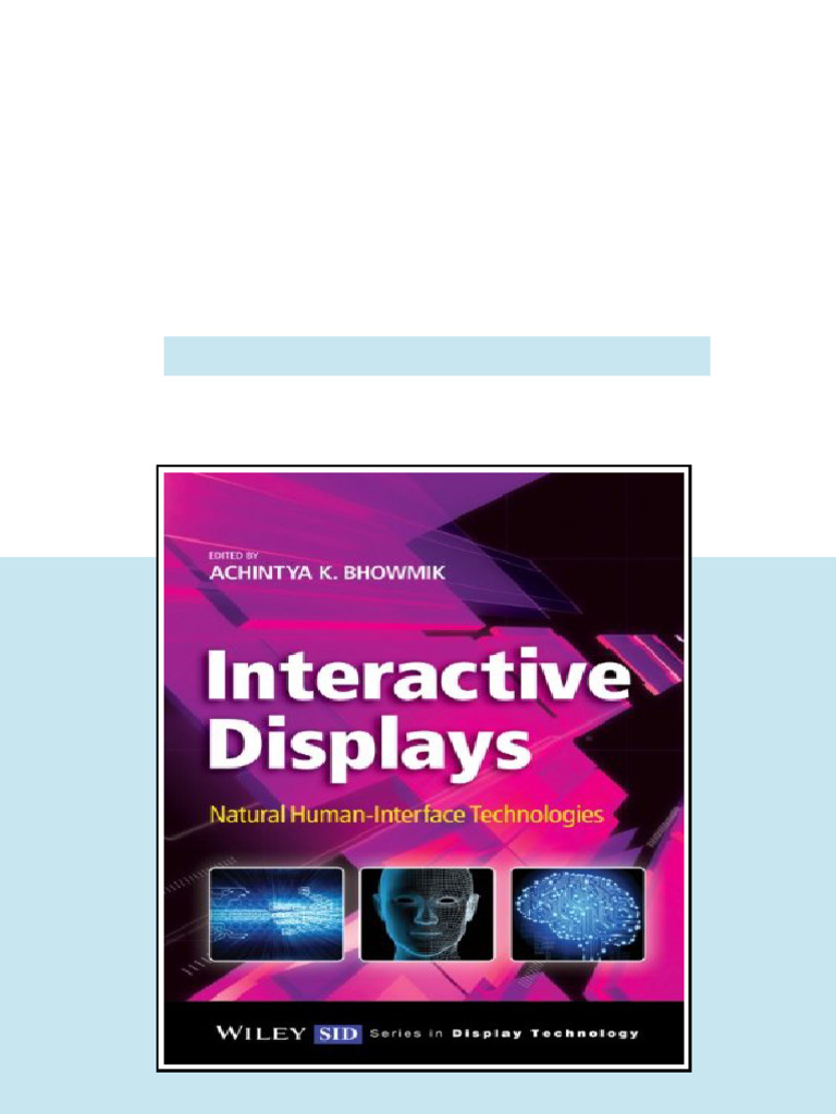 (Ebook) Interactive Displays: Natural Human-Interface Technologies by ...