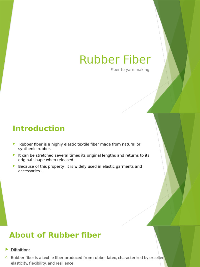 Rubber fiber | PDF