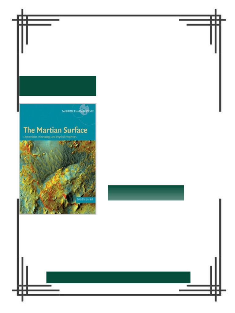 Martian Surface Composition Mineralogy and Physical Properties Jim Bell ...