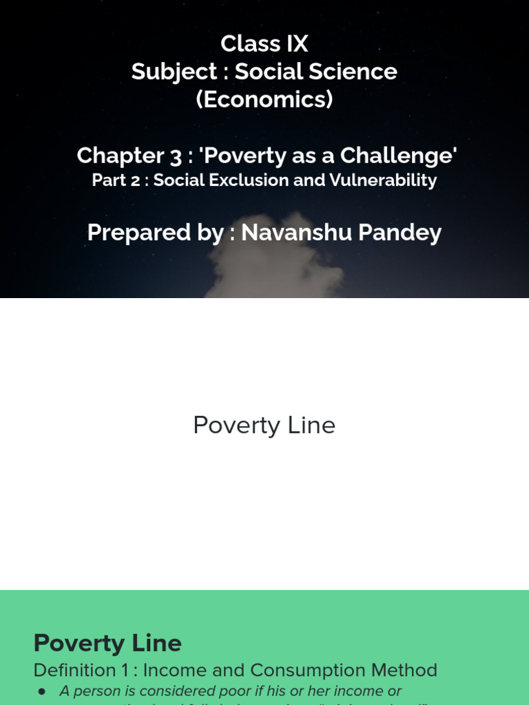Poverty Line and Estimates | PDF | Poverty Threshold | Poverty