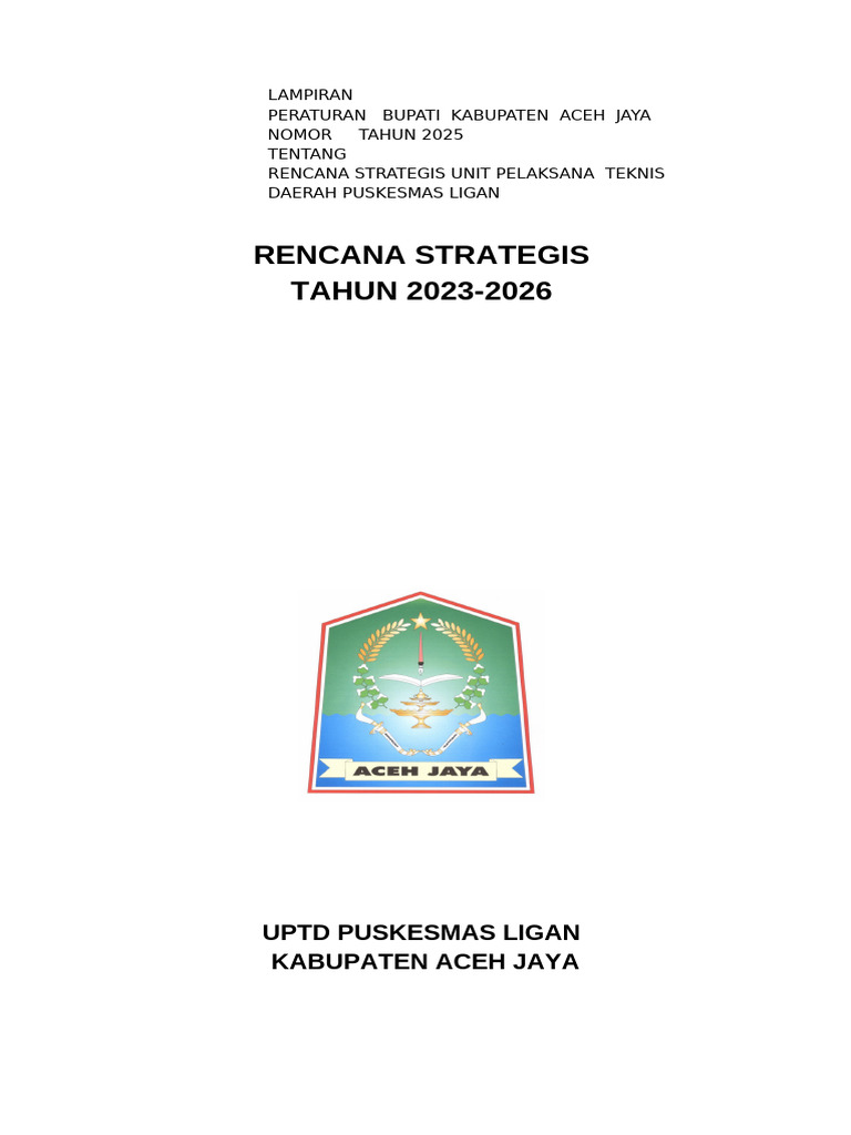 Cover Renstra PKM LIGAN | PDF