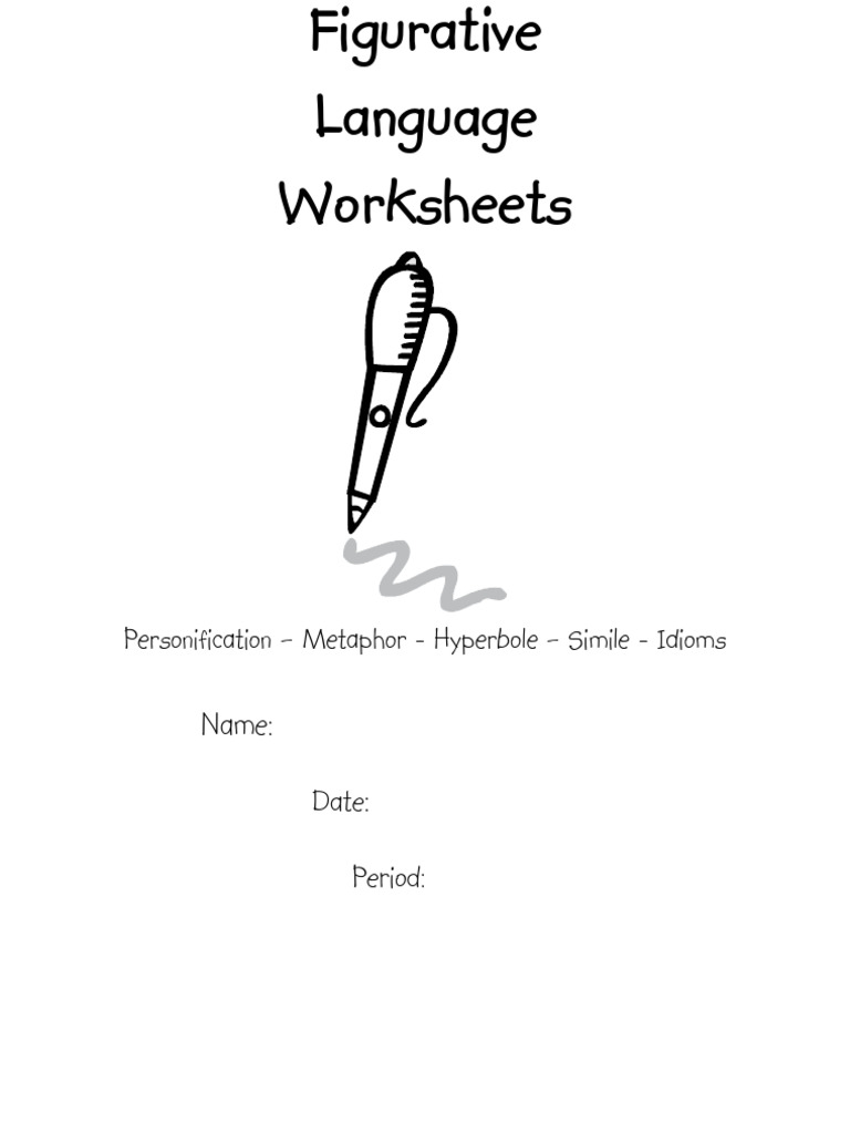 Figurative Language Worksheets | PDF | Linguistics
