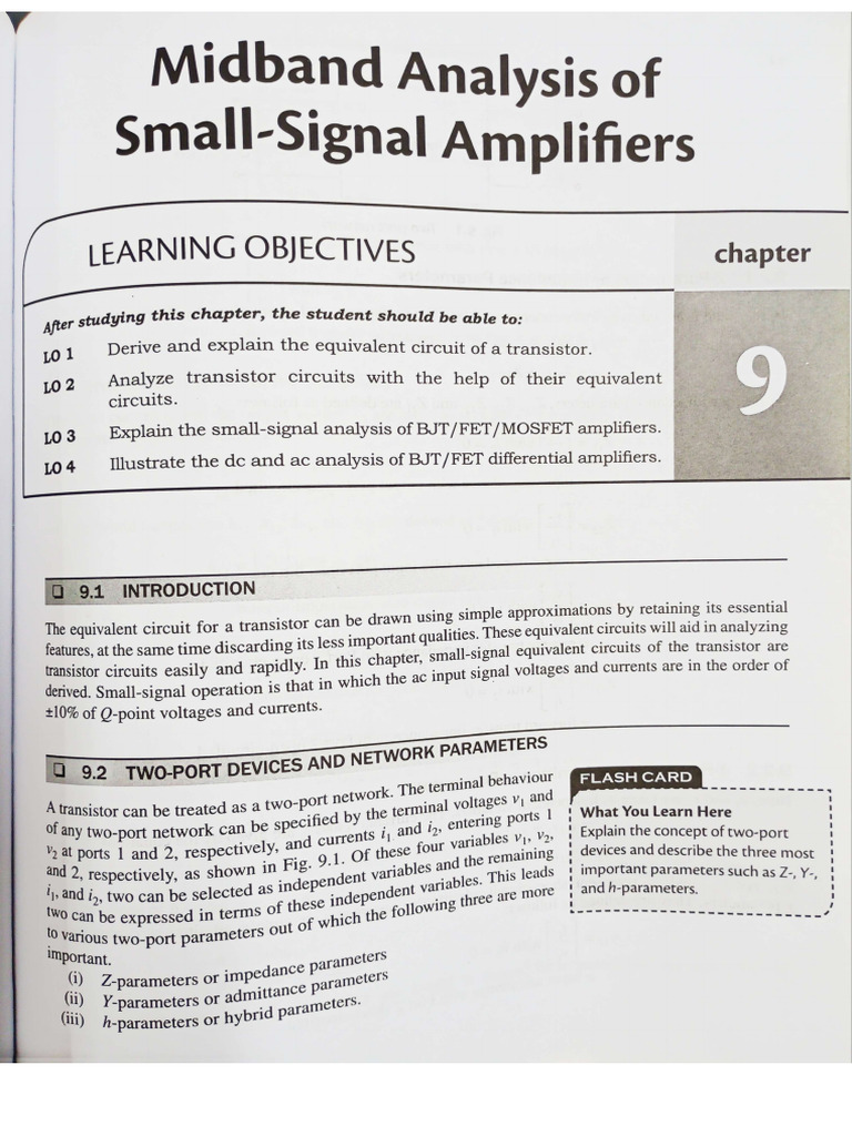 Small Signal Analysis BJT | PDF
