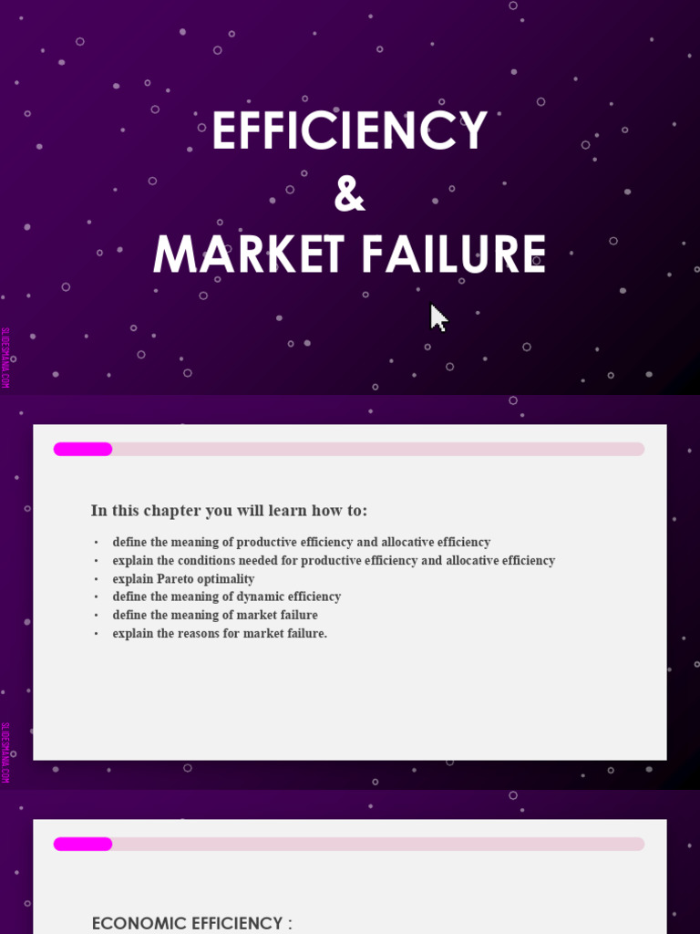 Efficiency and Market Failure | PDF | Market Failure | Business
